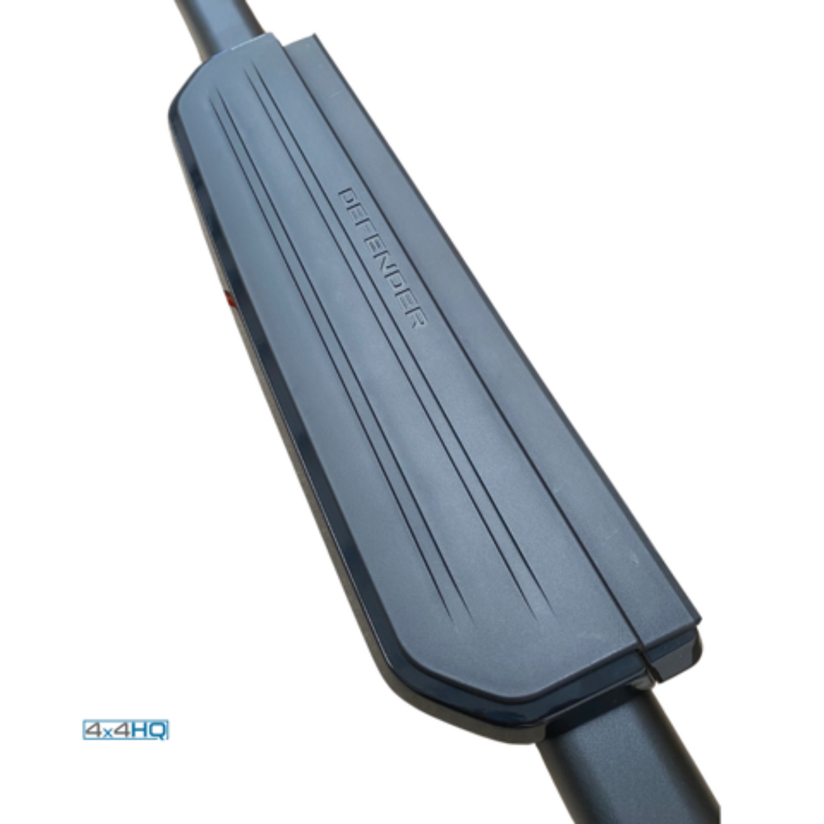 Defender 90 2020-On Fixed Side Steps - Black Trim — 4x4HQ