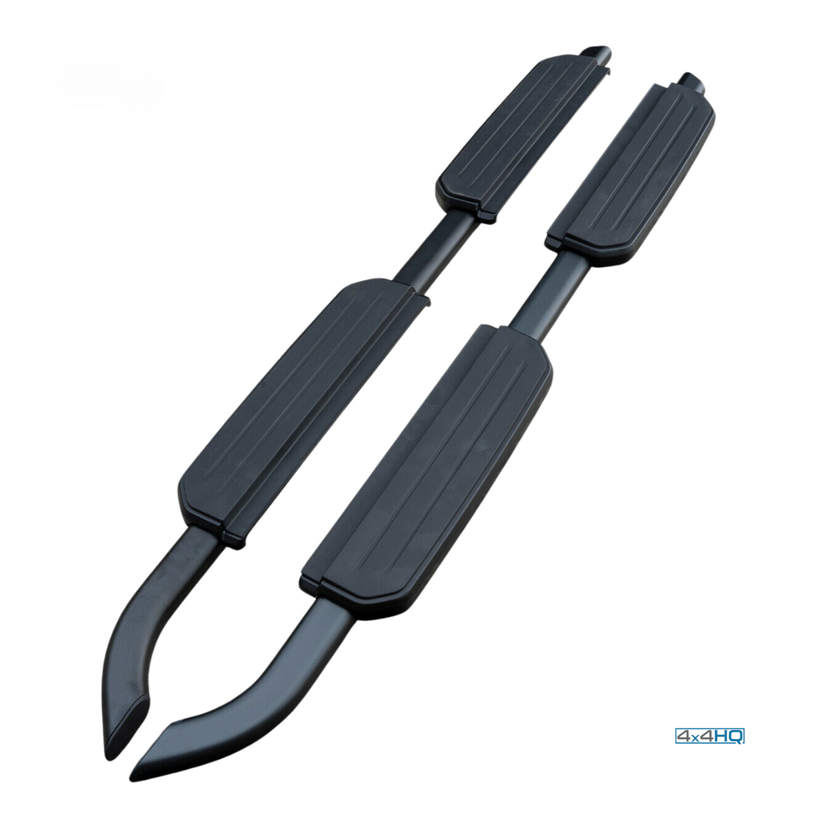 Defender 110 2020-on Fixed Side Steps - Black Trim (L663) — 4x4HQ