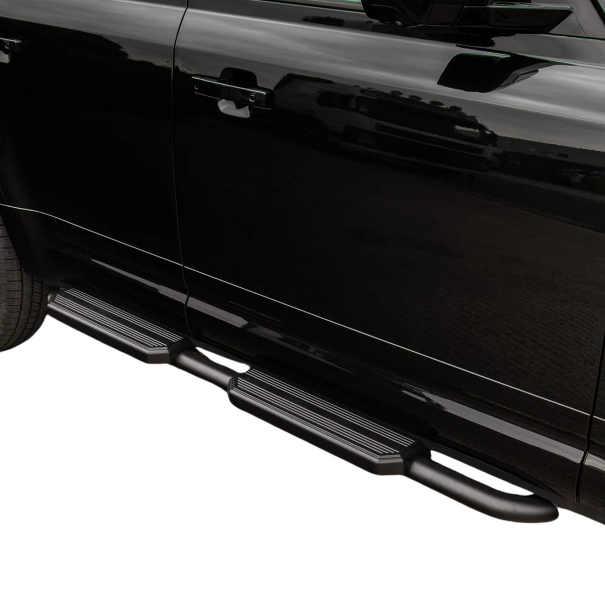 Defender L663 - Side Steps - Black - Plain (2020-On) — 4x4HQ