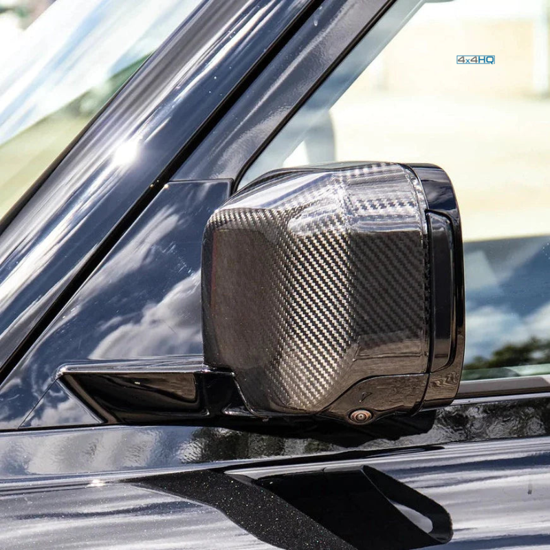 Defender L663 Replacement Side Mirror Caps - Carbon Fibre - 2020-on – 4x4HQ
